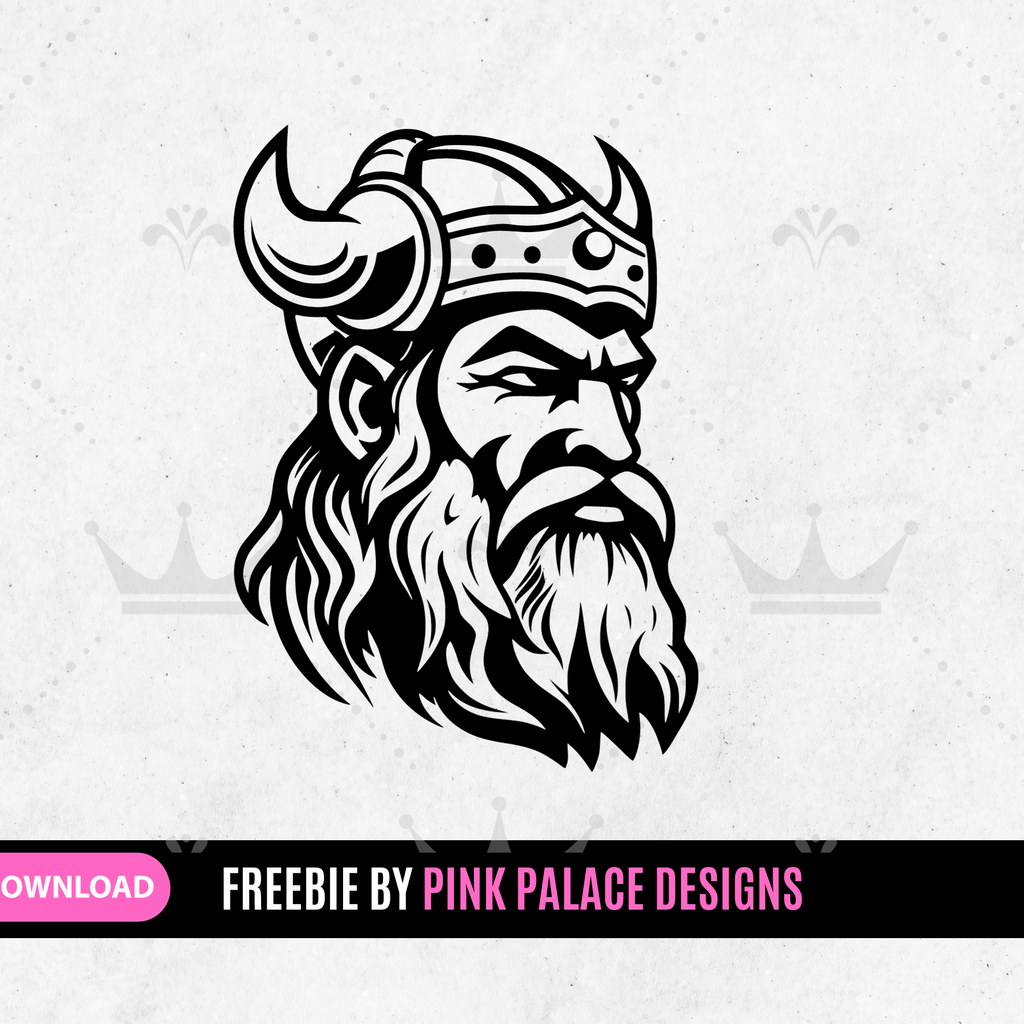 Viking Outline SVG – Pink Palace Designs