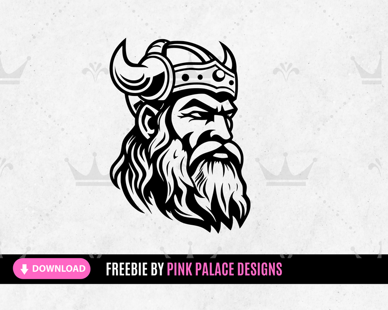 Viking Outline SVG – Pink Palace Designs