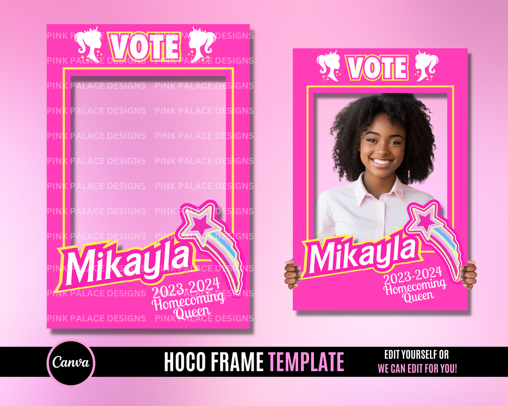 Homecoming Barbie Frame – Pink Palace Designs