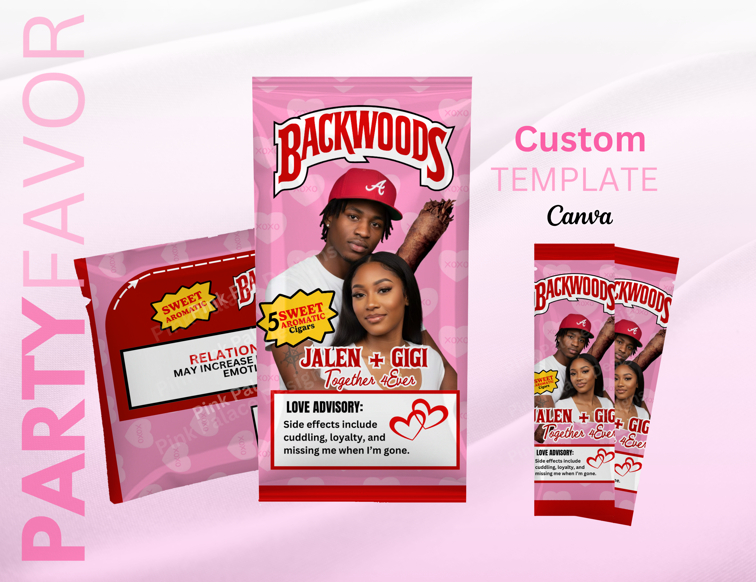 Original Backwoods Label Template – Pink Palace Designs