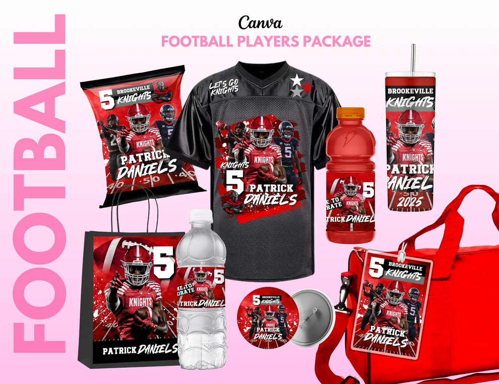 Football Team Package – Pink Palace Designs