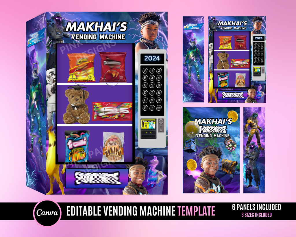 Fortnite Vending Machine Template – Pink Palace Designs