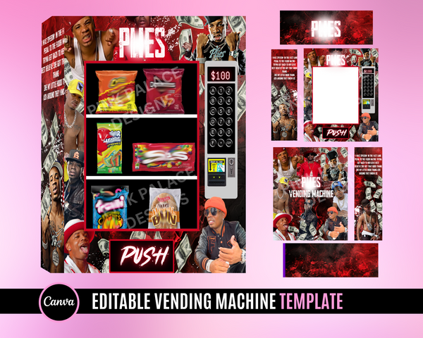 Plies Vending Machine Template – Pink Palace Designs