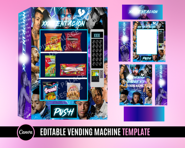Rapper Vending Machine Template – Pink Palace Designs