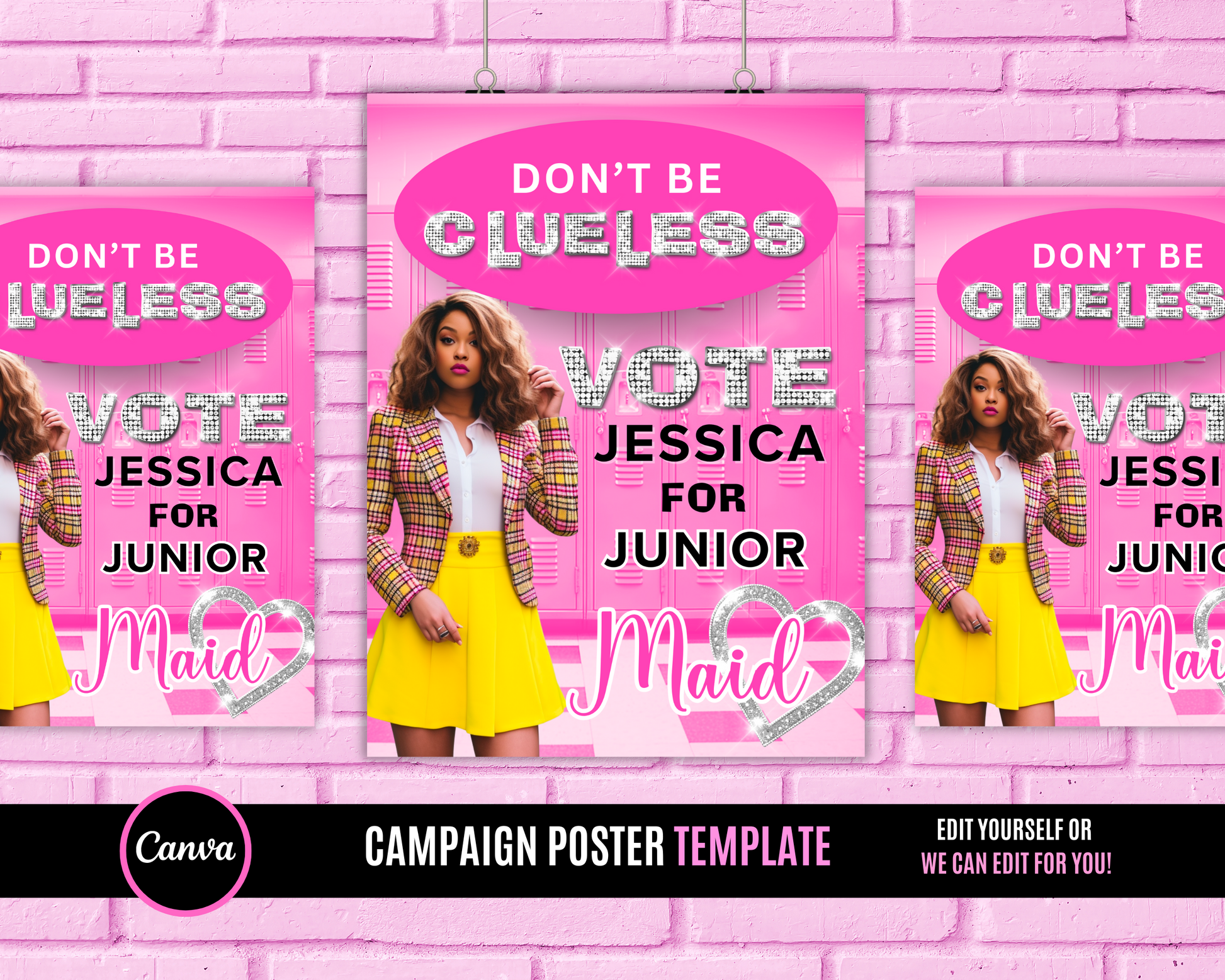 Clueless HOCO Campaign Poster - School – Pink Palace Designs