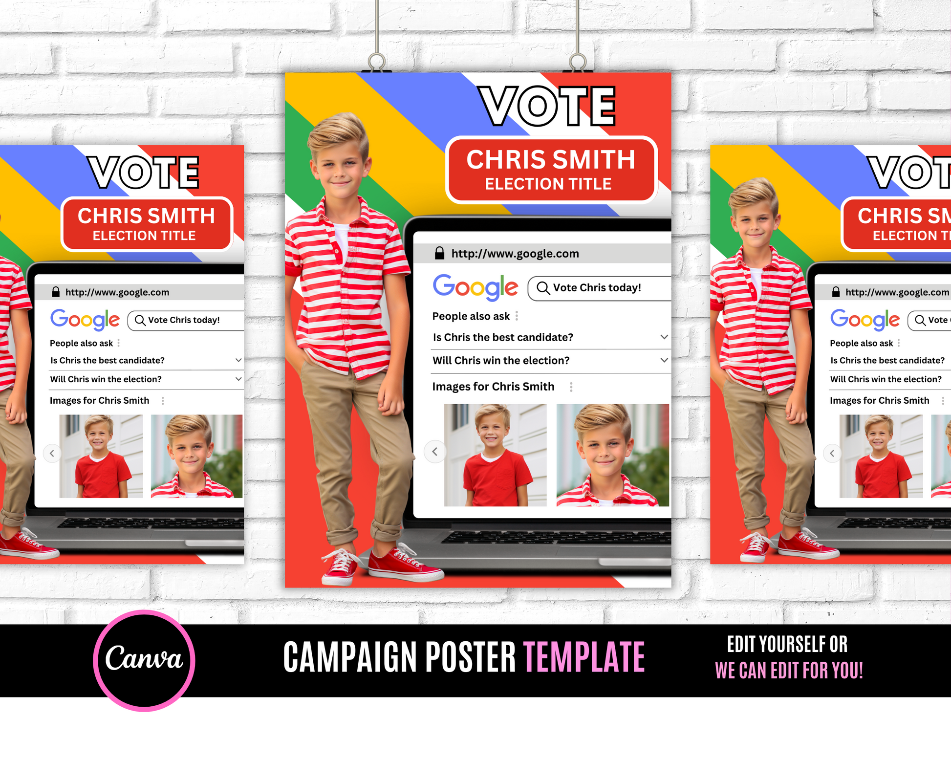 Google Campaign Poster v3 – Pink Palace Designs