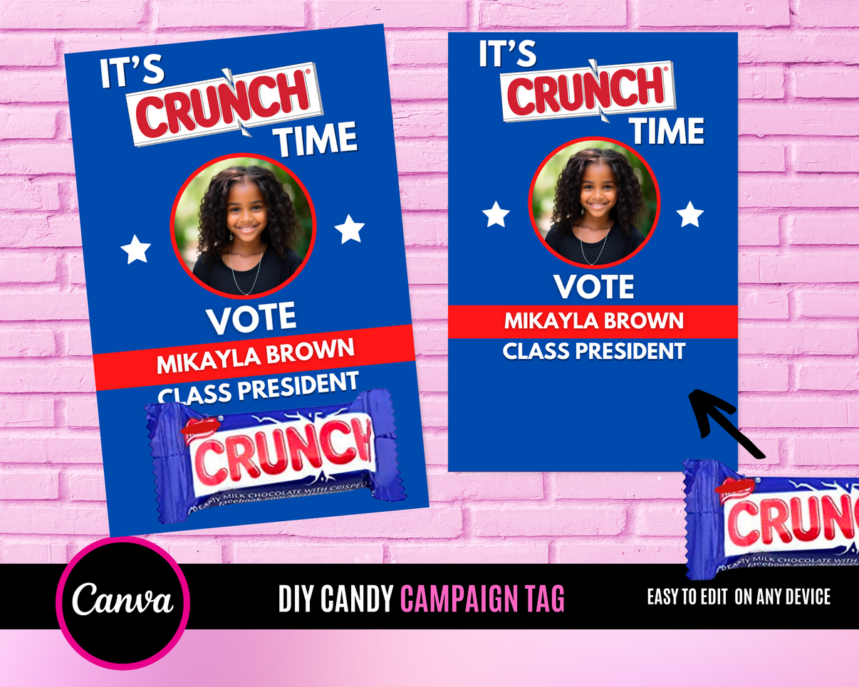 Crunchy Candy Card for Campaign – Pink Palace Designs