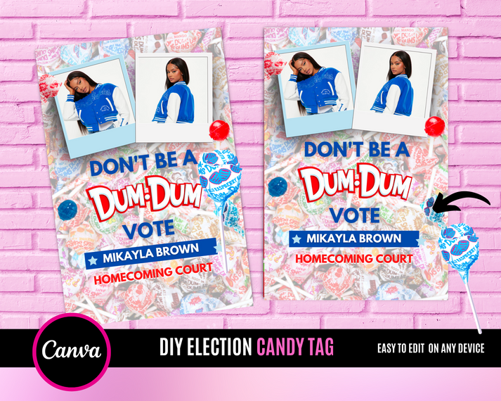Lollipop Candy Tag for Campaign – Pink Palace Designs
