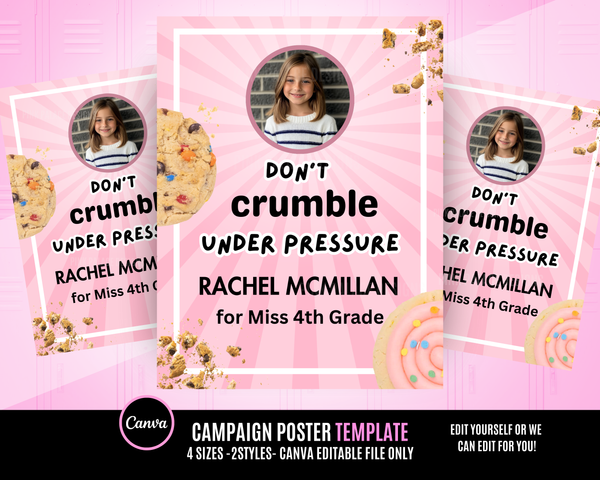 Crumble Cookie Poster – Pink Palace Designs