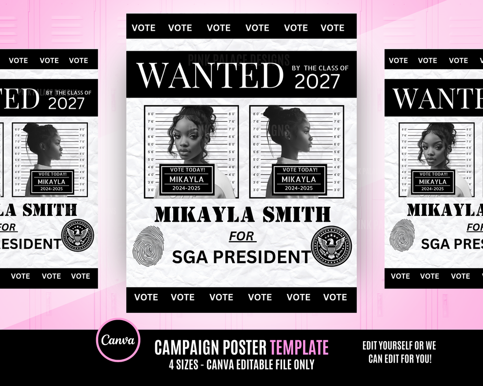 Wanted Poster - Homecoming Campaign – Pink Palace Designs
