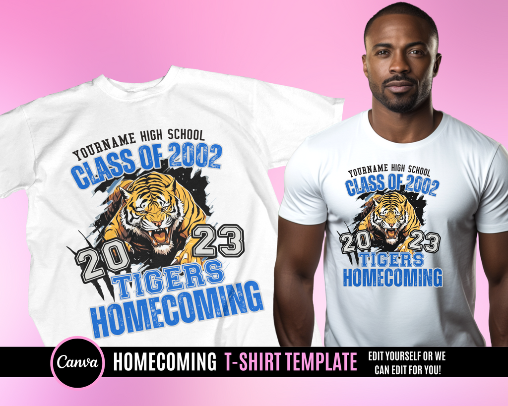 Homecoming Graphic TShirt Template – Pink Palace Designs